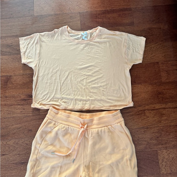 lululemon athletica | Tops | Lululemon Peach Loungewear Set | Poshmark